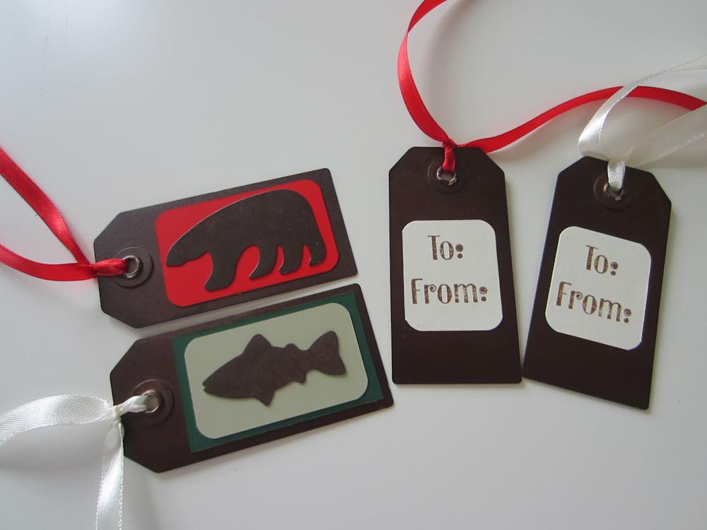 Set Of 4 Rustic Metal Tags on Luulla
