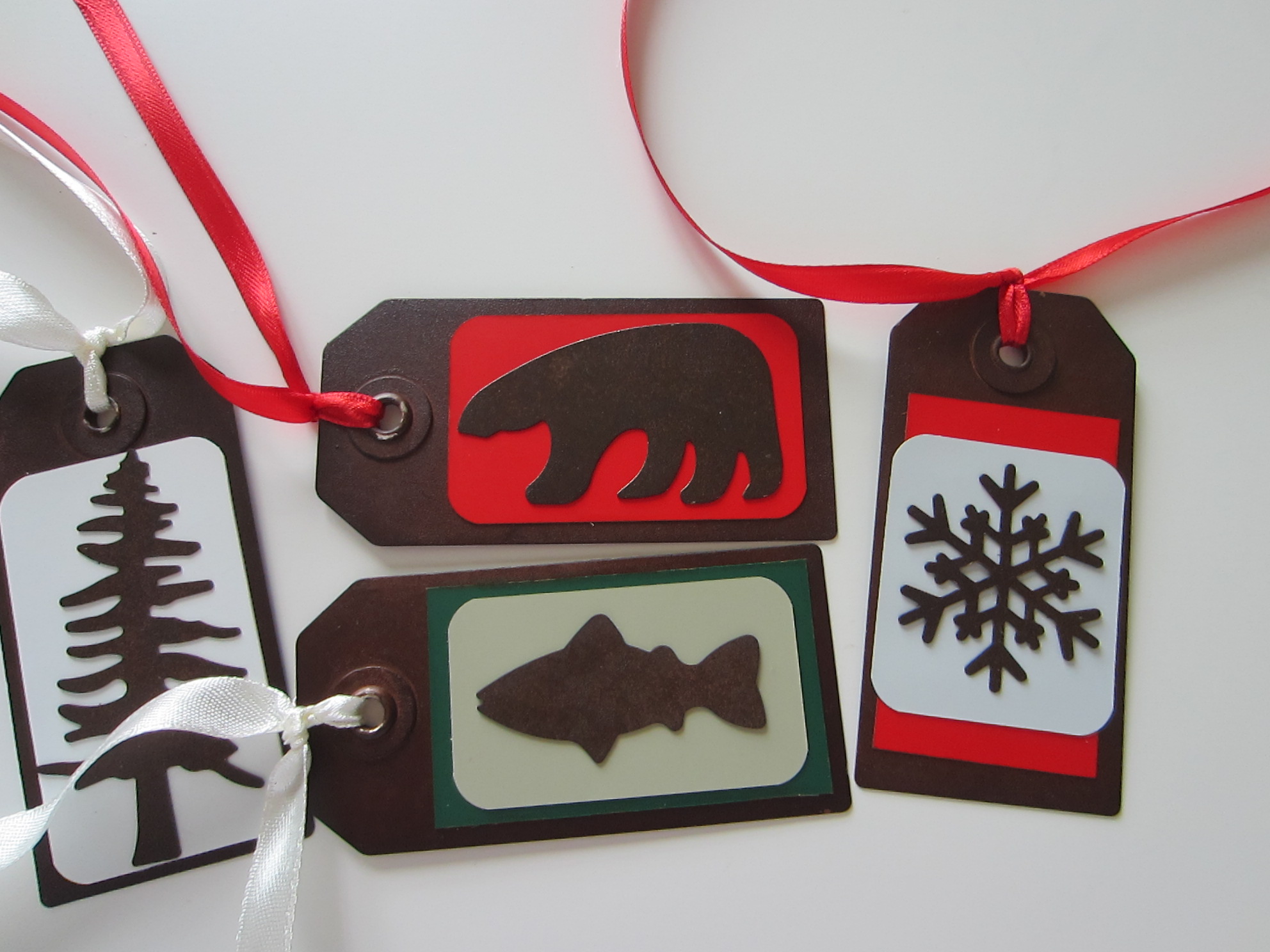 Set Of 4 Rustic Metal Tags on Luulla